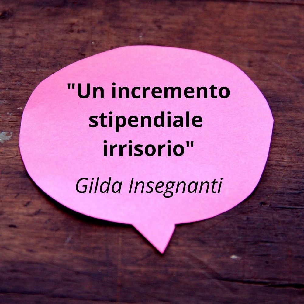 Un incremento stipendiale irrisorio: la polemica di Gilda insegnanti e ...